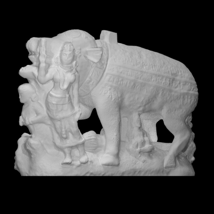 3D Printable Varaha, the Boar Incarnation of Vishnu by Scan The World