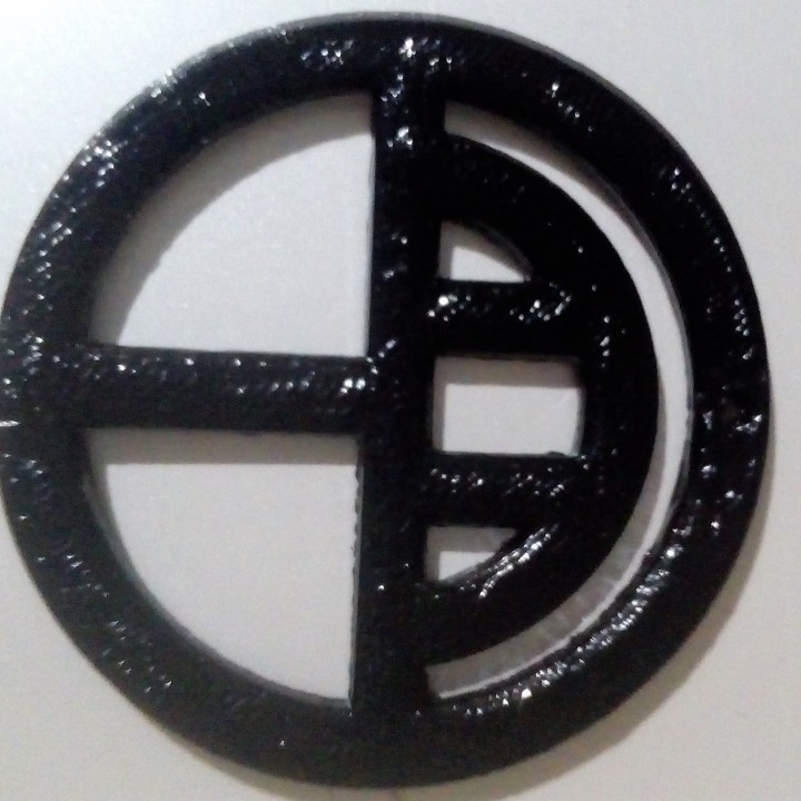 3D Printable The Yamanaka clan symbol for Keychain or pendant by Juan A.