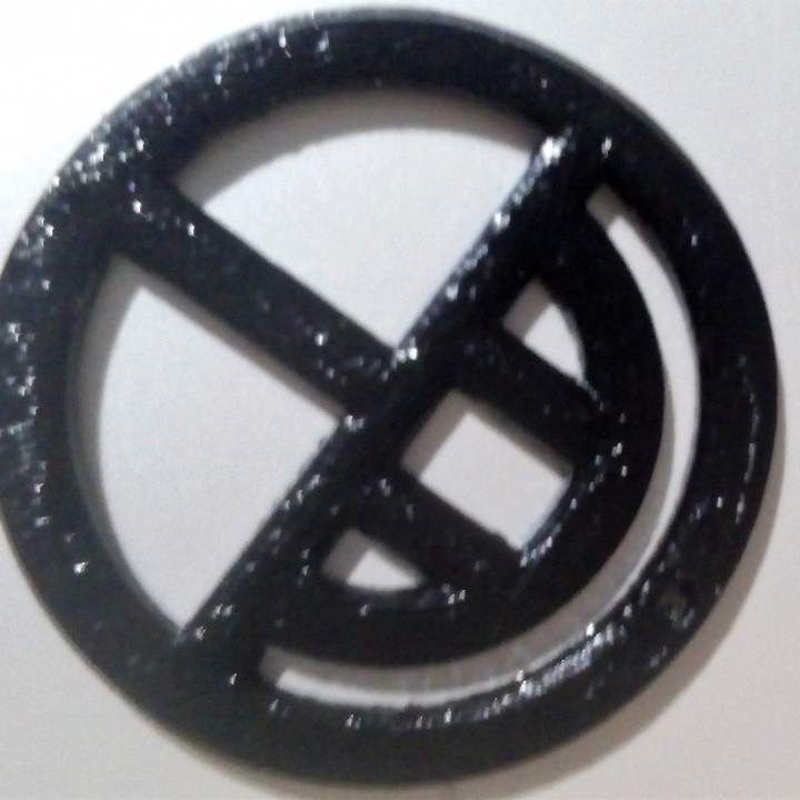 3D Printable The Yamanaka clan symbol for Keychain or pendant by Juan A.