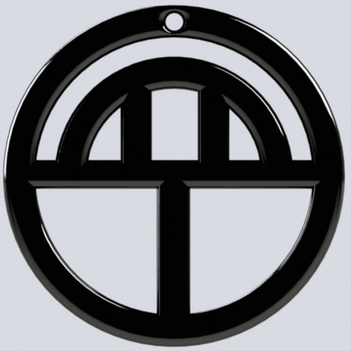 3D Printable The Yamanaka clan symbol for Keychain or pendant by Juan A.