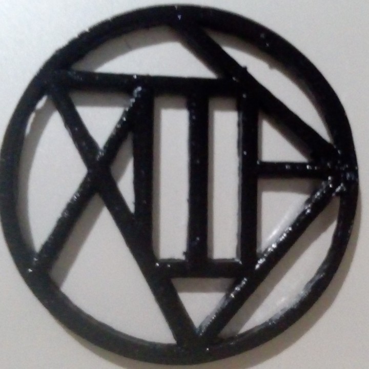 3D Printable The Akimichi clan's symbol for Keychain or Pendant by Juan A.