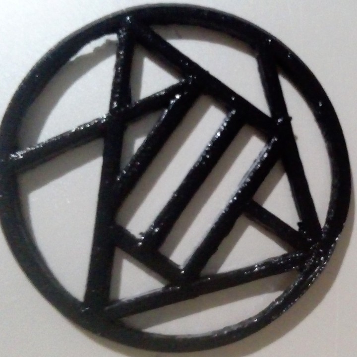3D Printable The Akimichi clan's symbol for Keychain or Pendant by Juan A.