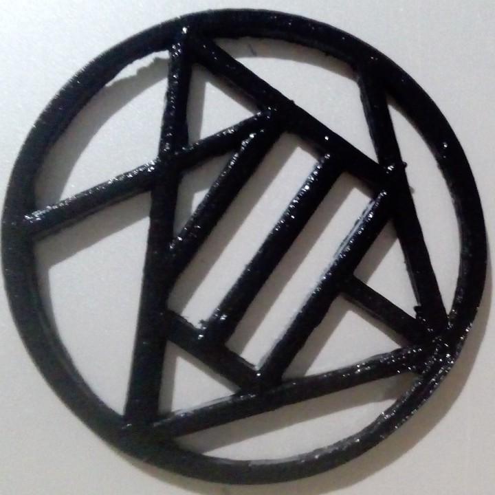 3D Printable The Akimichi clan's symbol for Keychain or Pendant by Juan A.