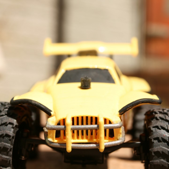 3D Printable Rocket League Octane RC Car 1/32 by Jason Suter