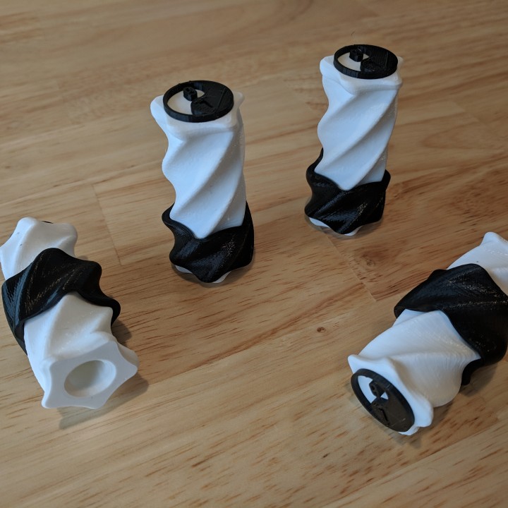 3D Printable CoderDojo Fidget Twister by Barry Stump