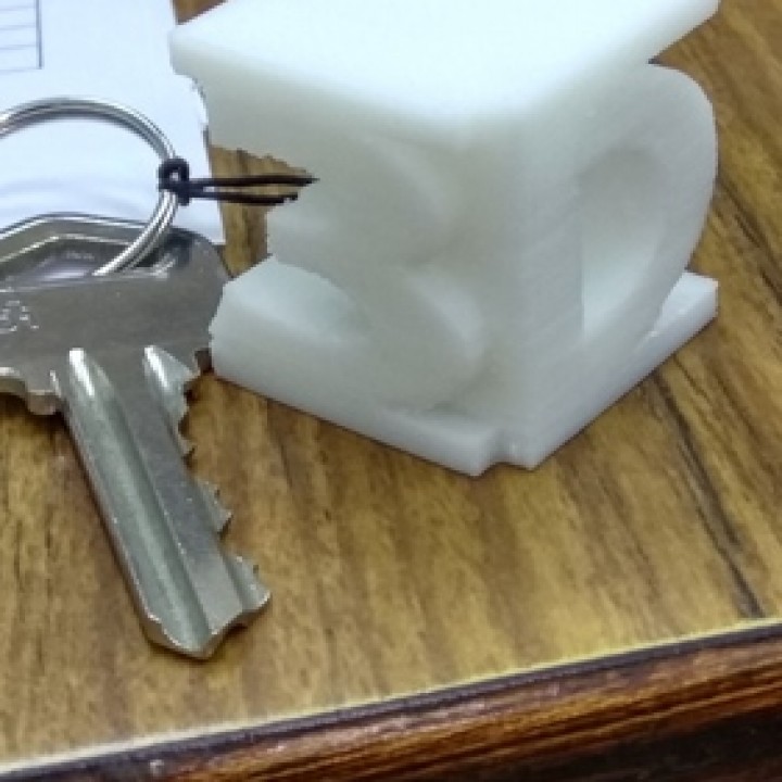 3D Printable 3D Keychain by AkiraPeter