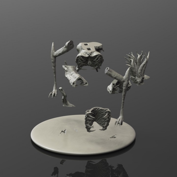 3D Printable toothy monster by Andrea Crazer