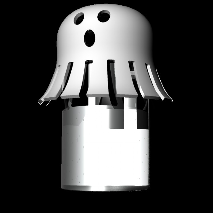 3D Printable GHOST CAP by seyma
