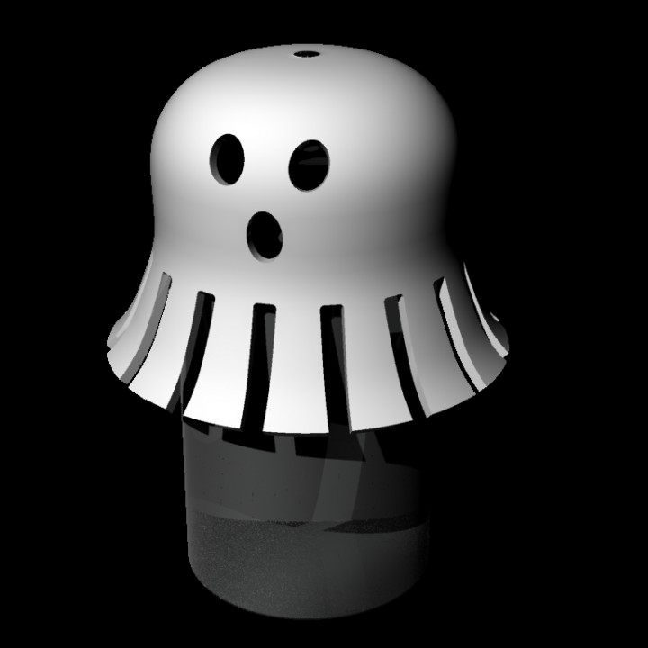 3D Printable GHOST CAP by seyma