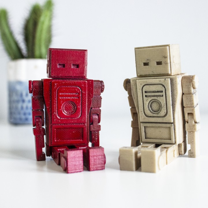 3D Printable USBot - 3D printed USB Robot! by Harry Roper