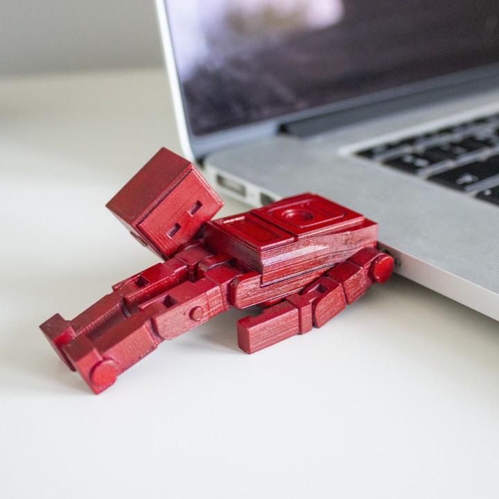 3D Printable USBot - 3D printed USB Robot! by Harry Roper