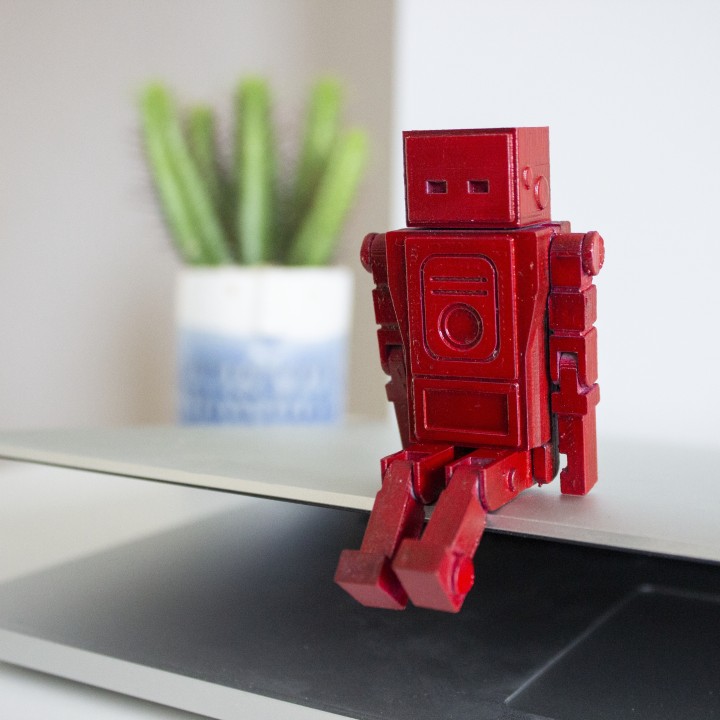 3D Printable USBot - 3D printed USB Robot! by Harry Roper
