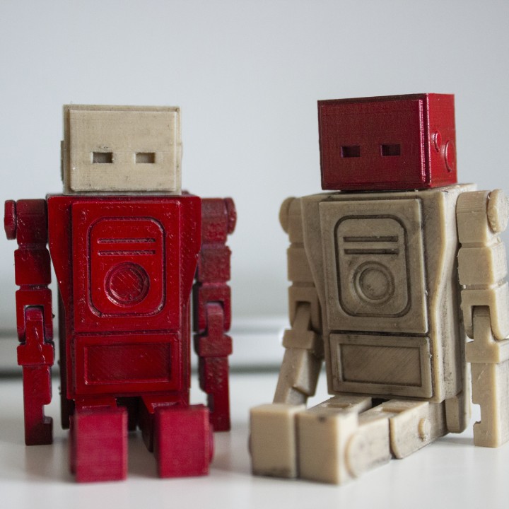 3D Printable USBot - 3D printed USB Robot! by Harry Roper