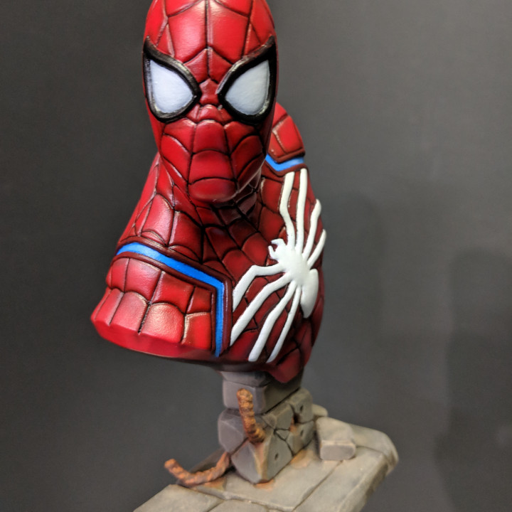 3D Print of Spider-Man bust by Darkowski