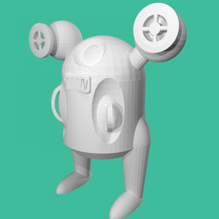 3D Printable Sam's awesome monster by Samuel McCullough