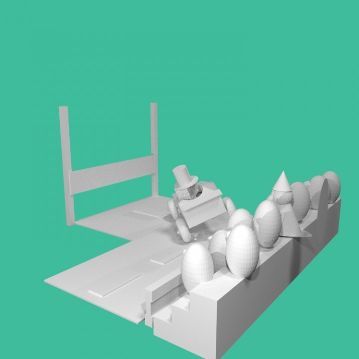3D Printable Entree Charlie Cheese Race by Dreamfactory