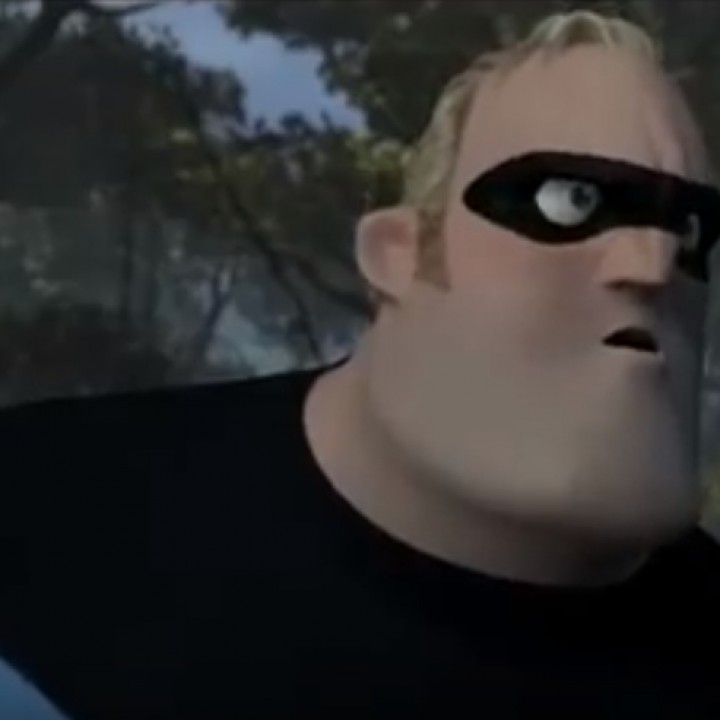 3D Printable mr incredible by jack jack smith