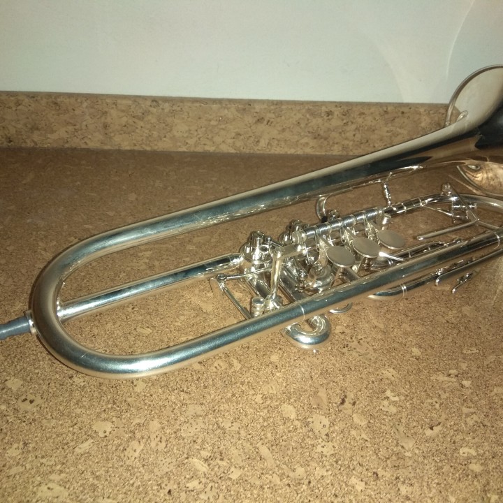 3D Printable Trumpet Mouthpiece 7C by Daniel C.