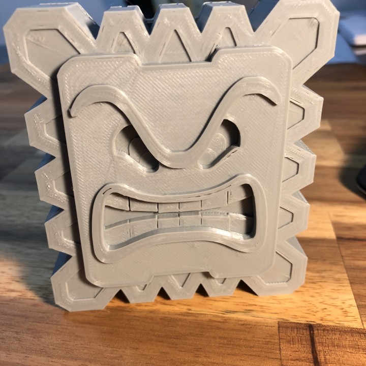 3D Printable Thwomp by Nick Eybergen