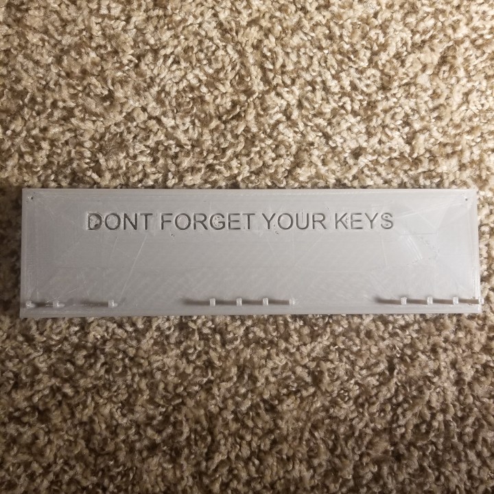 3D Printable Key Holder by Flabby_Abs
