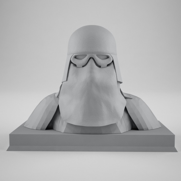 3D Printable Snow Trooper (Old Style) by Saxon Fullwood