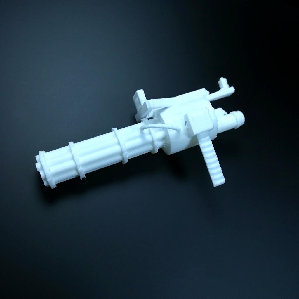 3D Printable Minigun by e
