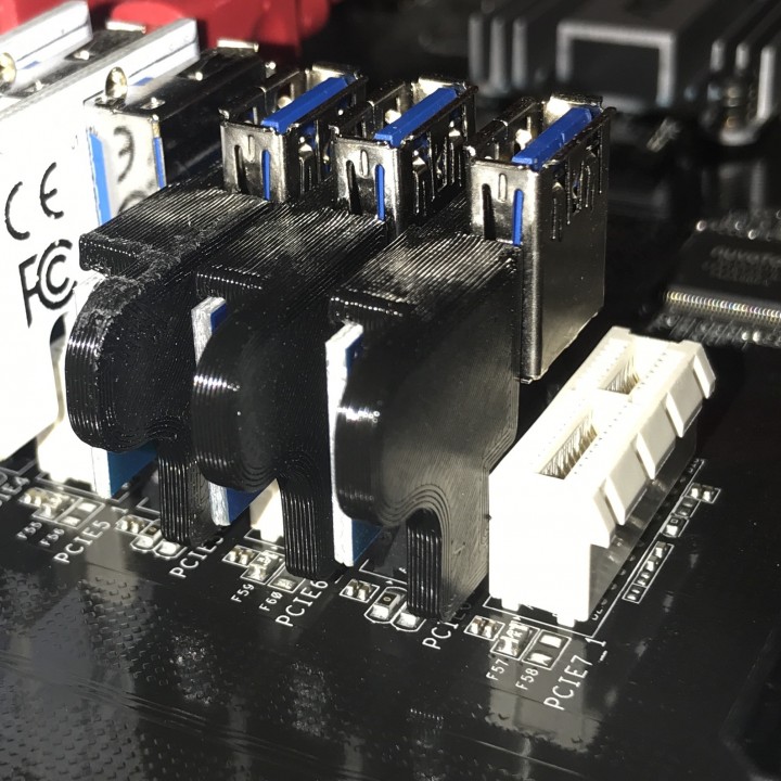 3D Printable PCIe Riser Card Locking Clip, Mining Rig Accessories by ...