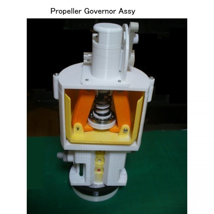 3D Printable Propeller Governor for Turboprop, Hydraulic Type by Motoo ...