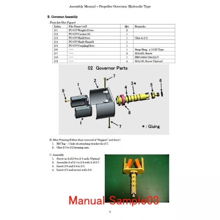 3D Printable Propeller Governor for Turboprop, Hydraulic Type by Motoo ...