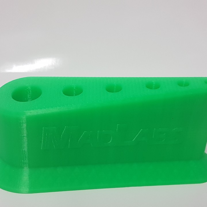 3D Printable Center Drill Bits Holder by Matej Auguštin