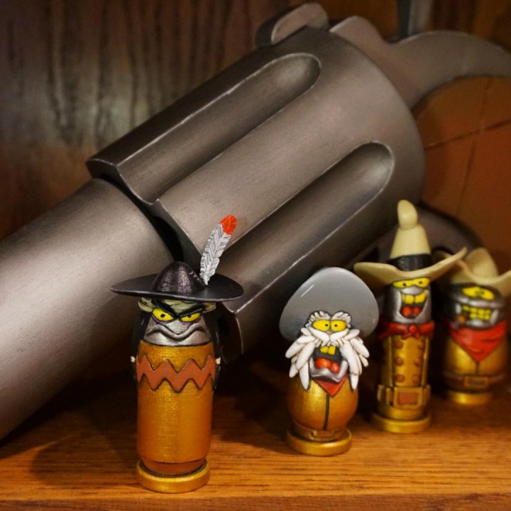 3D Printable Toon Gun by Dr. T