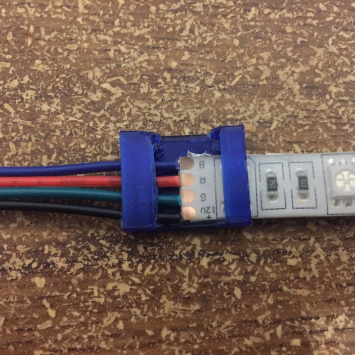 3D Printable LED Strip wire lineup. by Ernie Wharton