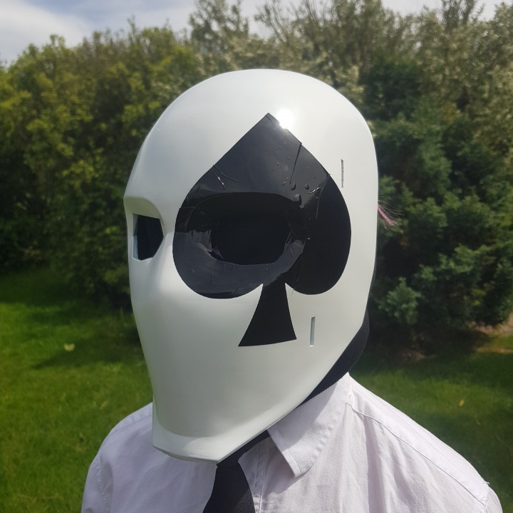 3D Printable Fortnite High Stakes Wild Card Mask by Jason McLachlan