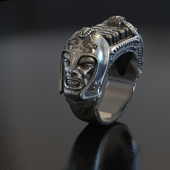 3D Printable The War Ring by Andrea Crazer