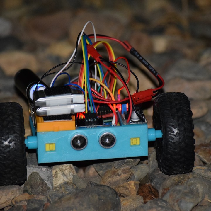 3D Printable Mini Autonomous Robot Frame V0 by Miguel