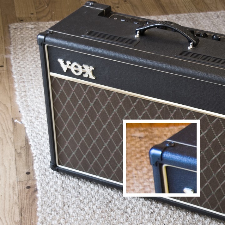 3D Printable VOX Amplifier Corner Protector by Andres Canan