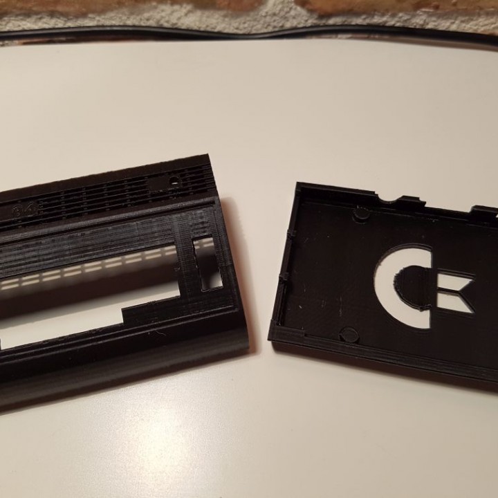 3D Printable Mini C64 Raspberry Pi 3 and Pi 4 Case by Gergely Javor