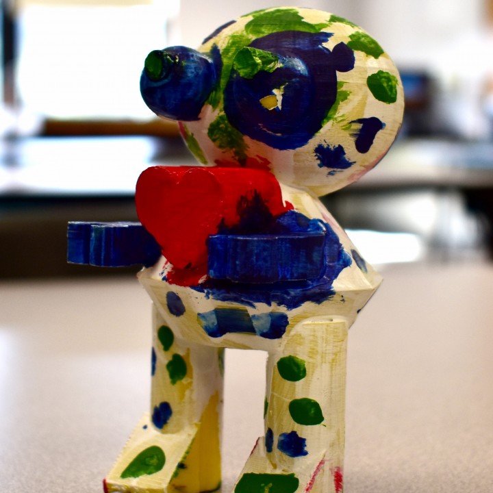 3D Printable Love Bot by Eileen Anderson