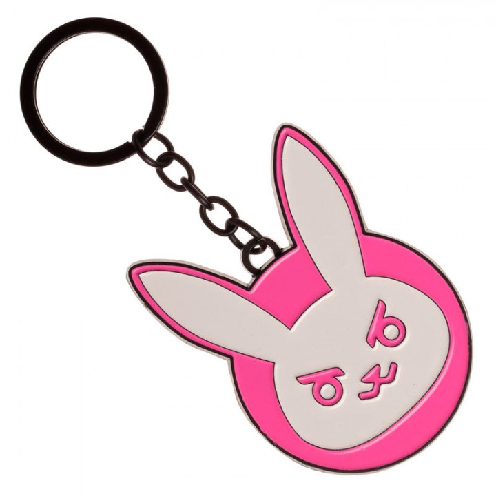 3D Printable D.VA OVERWATCH Keychain Bunny SECOND VERSION by salvador ...