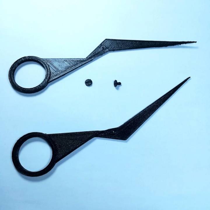 3D Printable Scissors (For 3D Print) by RedS