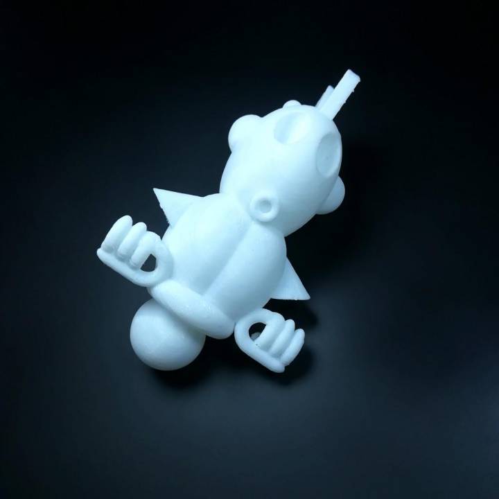 3D Printable robo punk by samson lee bunnell