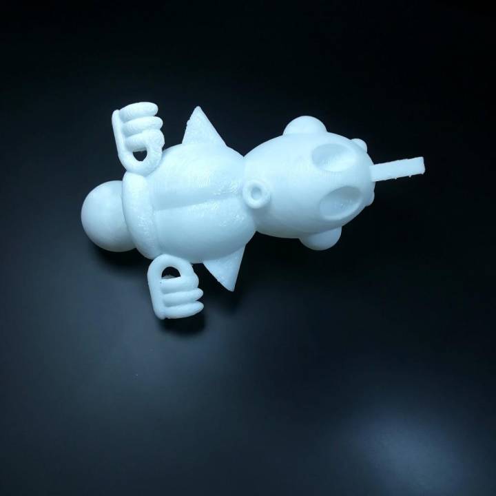 3D Printable robo punk by samson lee bunnell