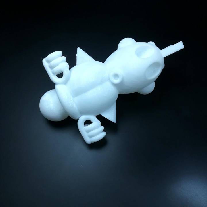 3D Printable robo punk by samson lee bunnell