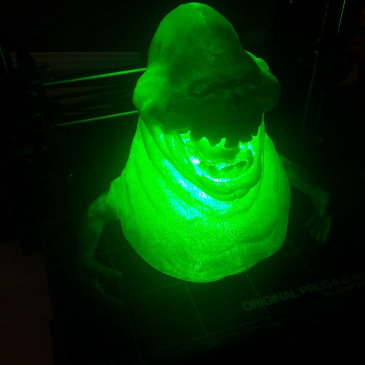 3D Printable Hollow Slimer by Sascha Böse