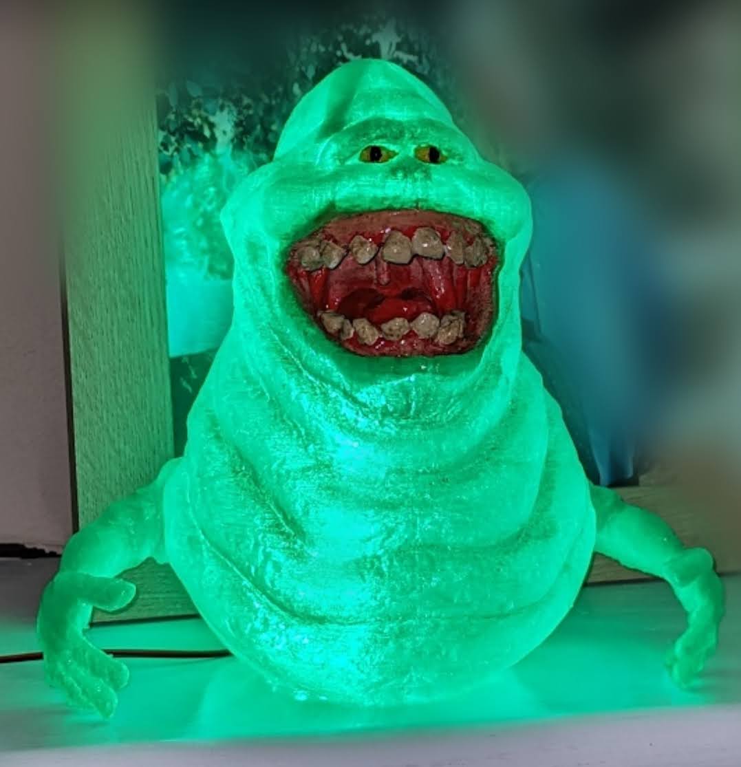 3D Printable Hollow Slimer by Sascha Böse