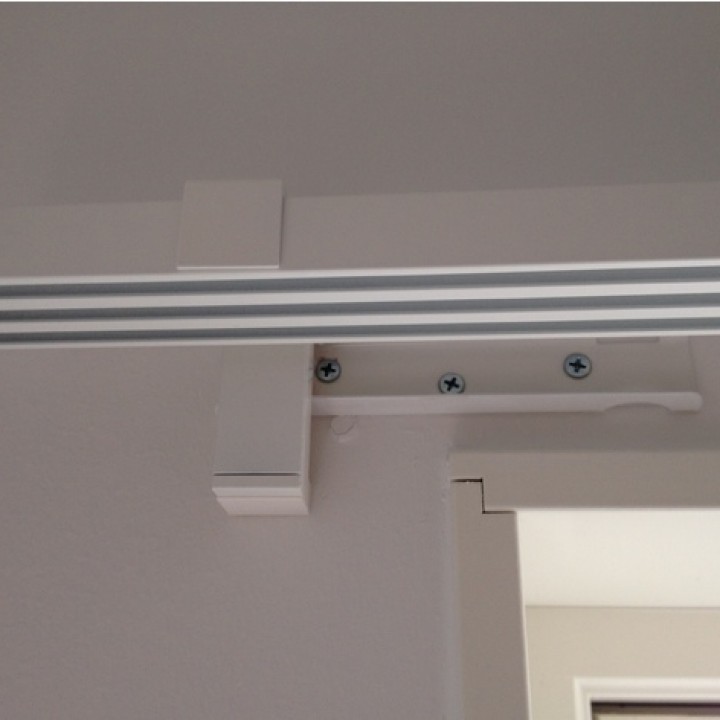 3D Printable Curtain rail adapter by Grisworks