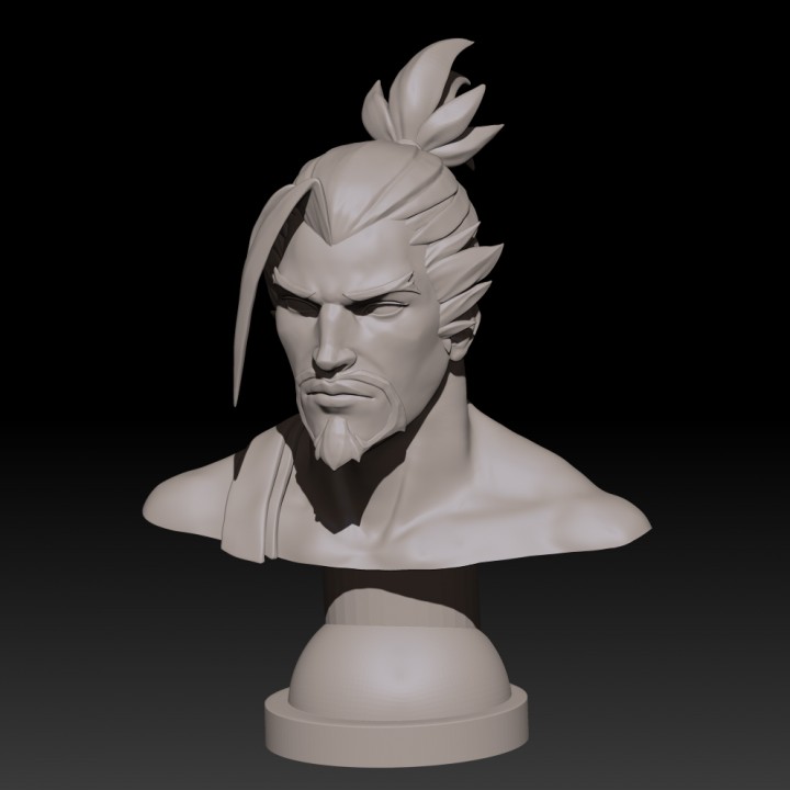 3D Printable Hanzo Overwatch by Yuriy Polishchuk