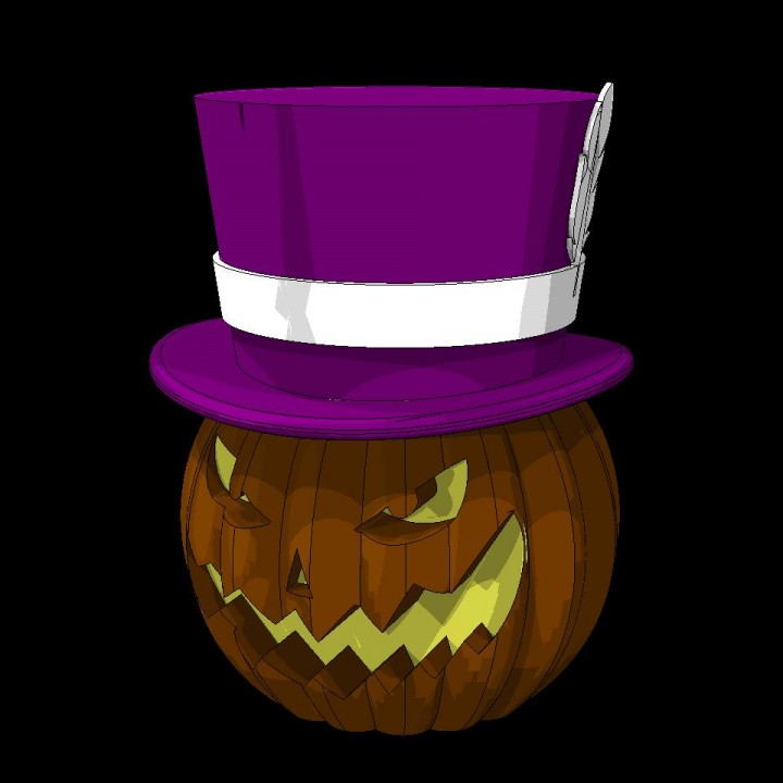 3D Printable Pimp O' Lantern by Sam Pollak