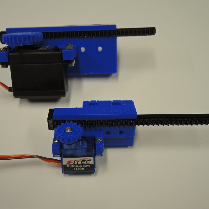 3D Printable Linear Servo Actuators by Ali