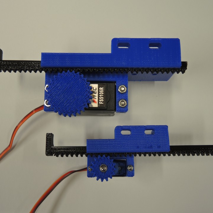 3D Printable Linear Servo Actuators by Ali